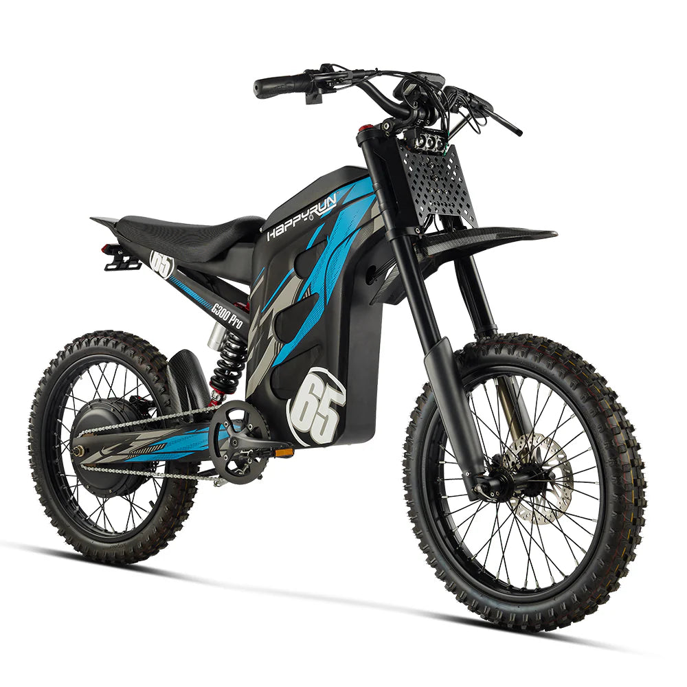 HappyRun 6500W Electric Dirt Bike G300 Pro 2025 New – E-Bike Horizon